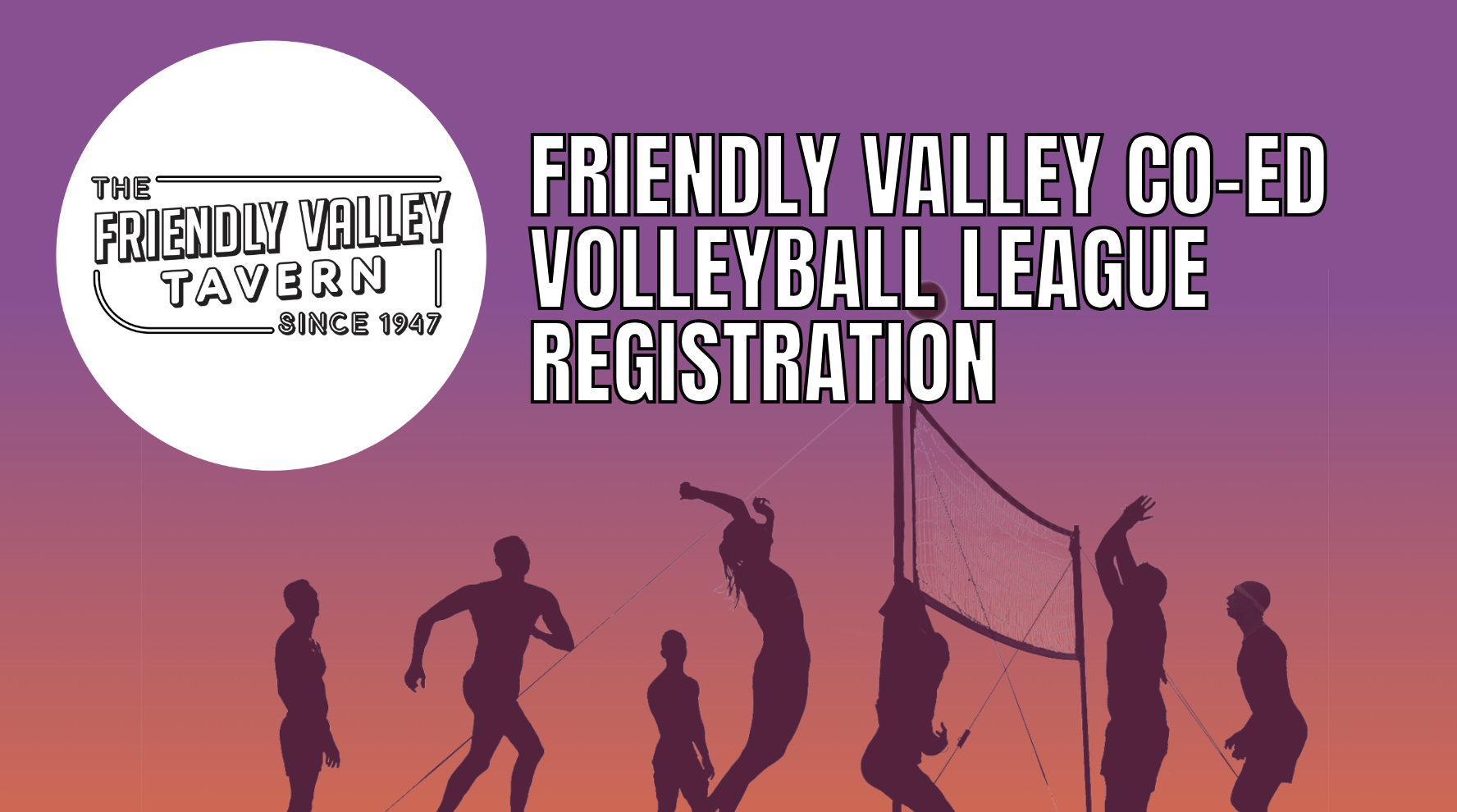 Friendly Valley Summer Volleyball League Registration Form | Friendly ...